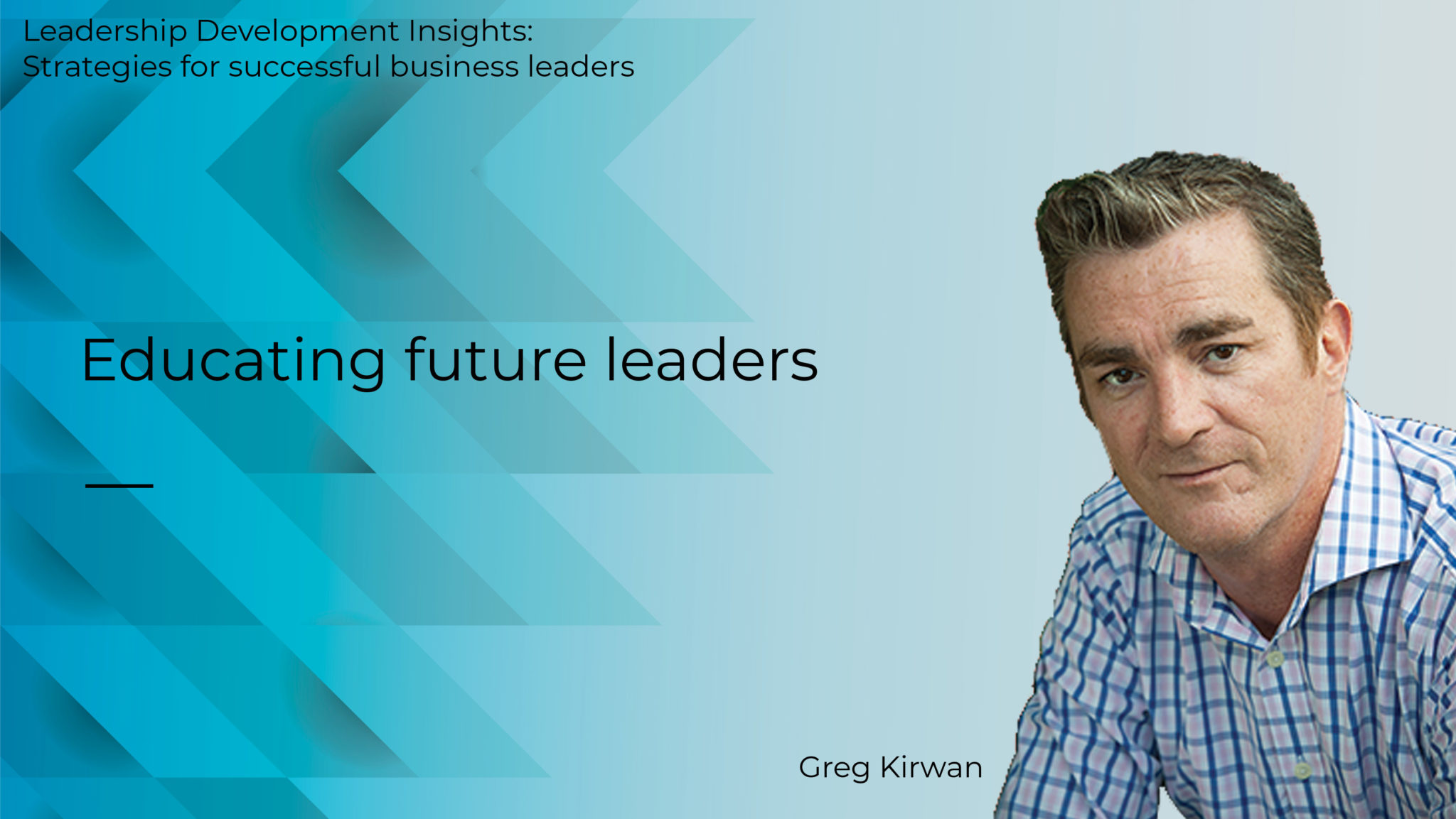 Educating future leaders - Olivier Mythodrama